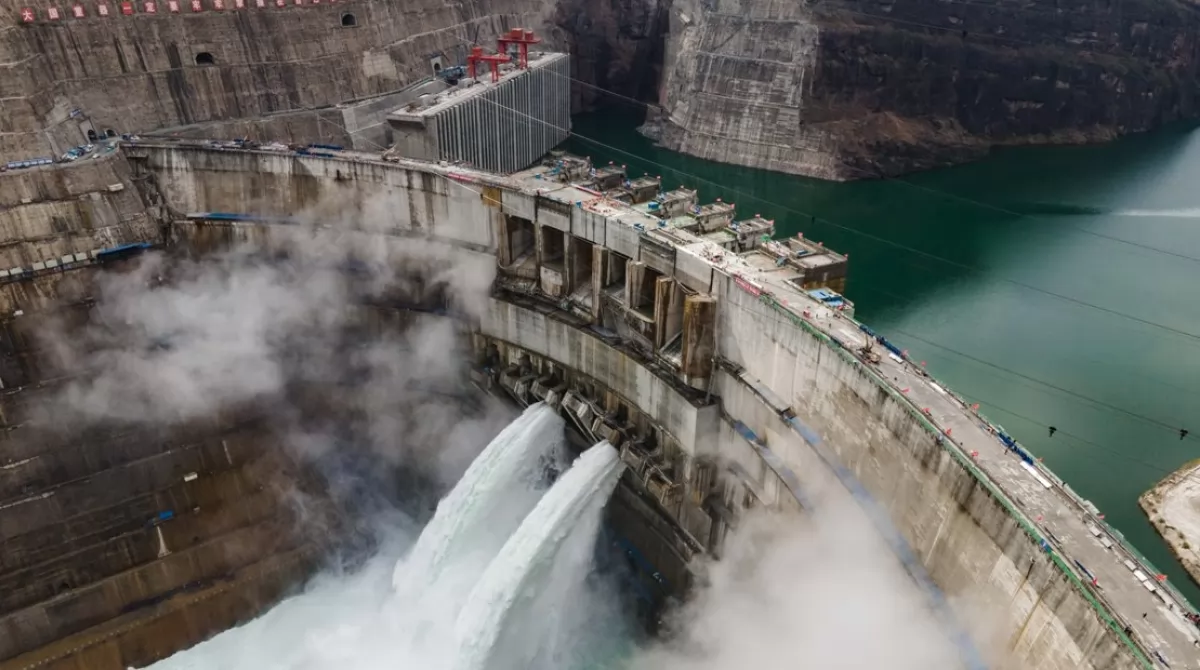Concrete pouring for China's new mega hydropower dam completed ...