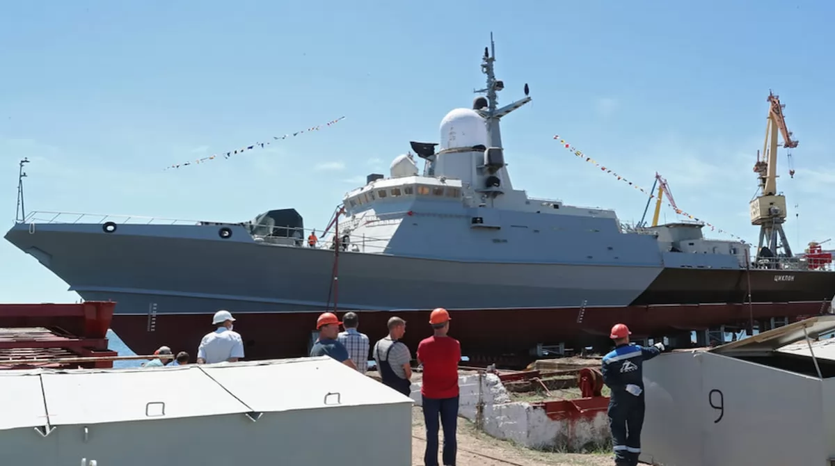 Tsiklon ship sinks after 3 ATACMS missiles hit wharf it stood next to ...