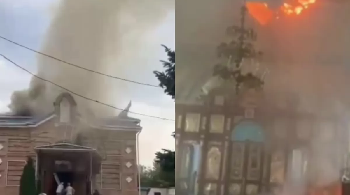 1912 church in Nikopol destroyed by russian shelling | Ukrainian news