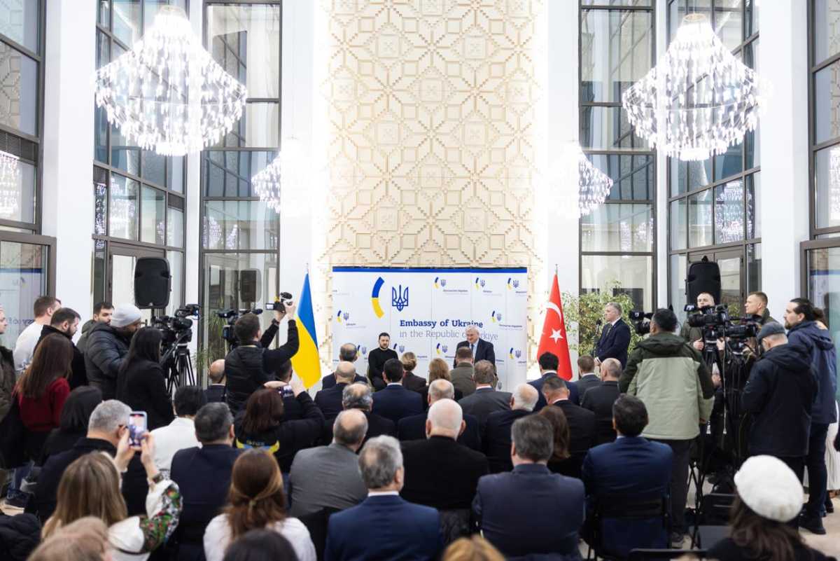 Zelenskyy opens new building of Ukrainian Embassy in Türkiye ...