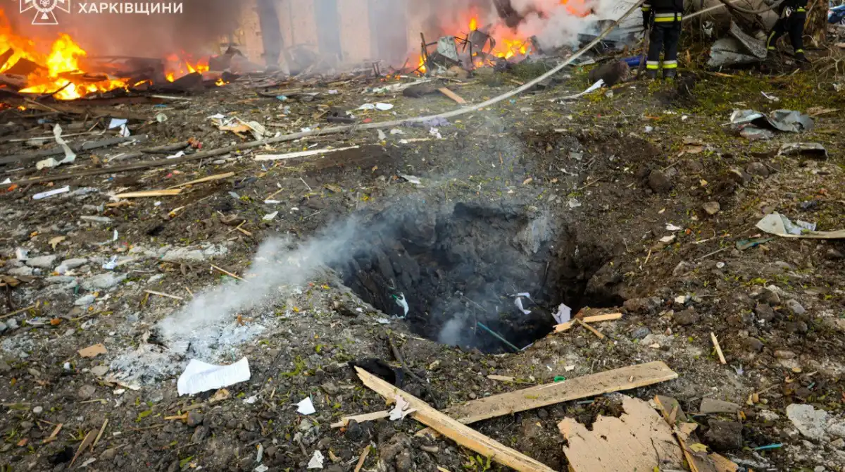 In Kharkiv, russians attacked residential area, there are victims ...
