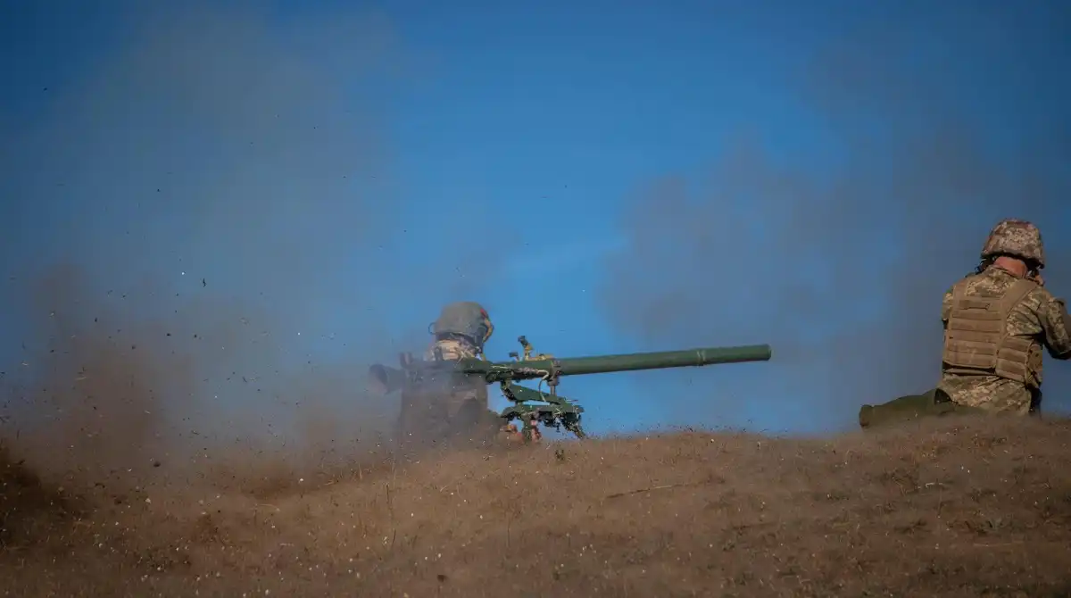 165 combat clashes take place at front during day, 54 of them in ...