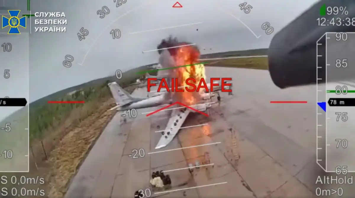 SSU shows spectacular video from special operation Spiderweb ...