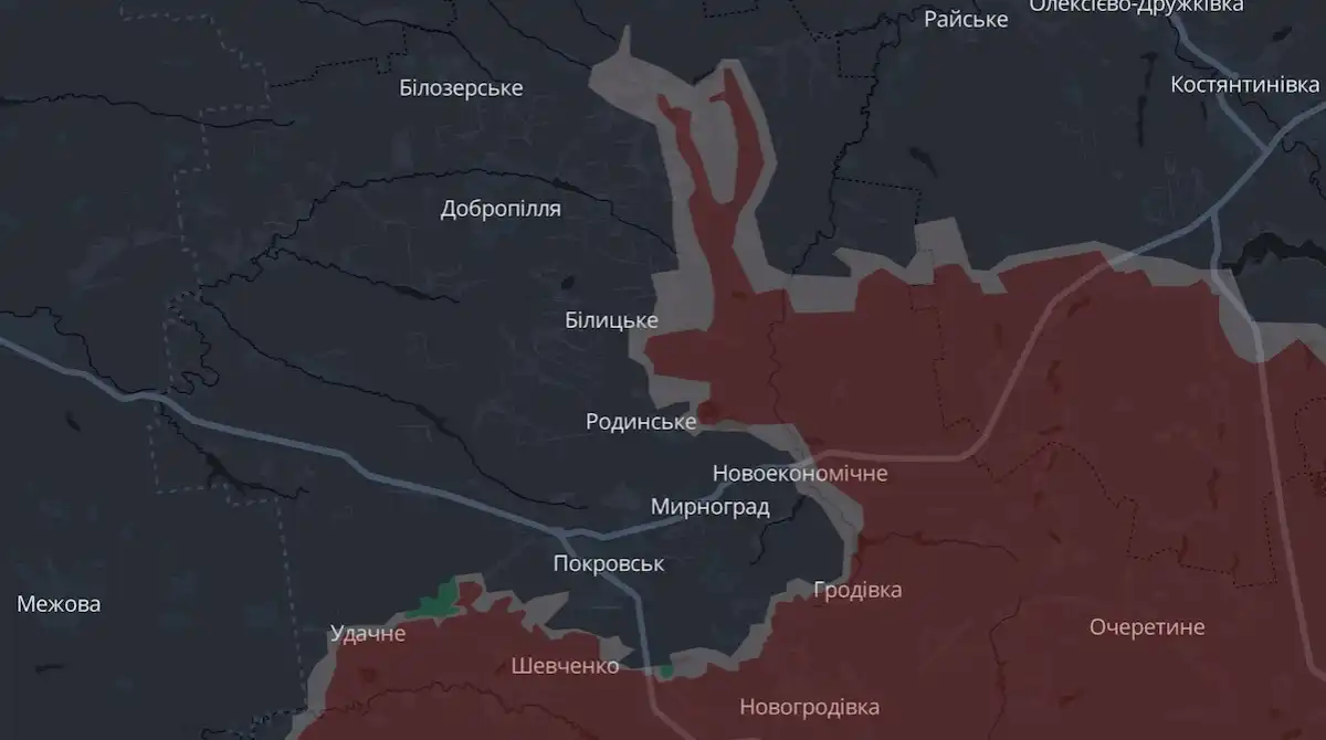 110,000-strong group of invaders operating in Pokrovsk and Dobropillia ...