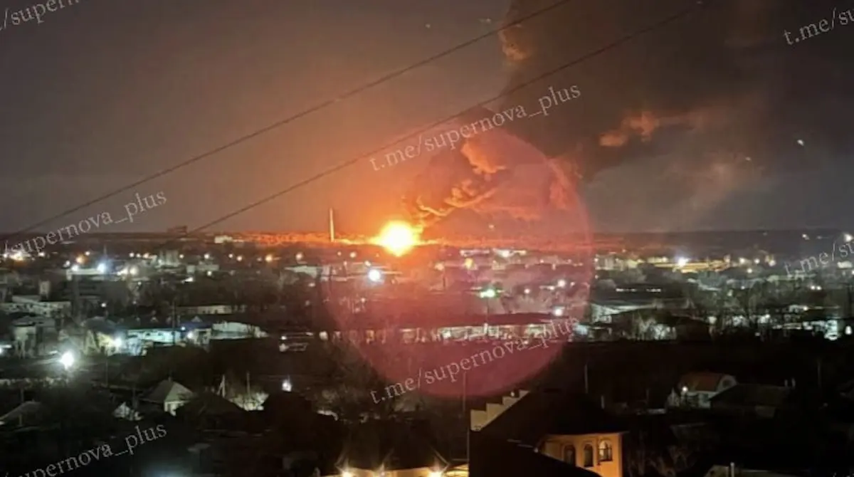 AFU struck oil depot in Luhansk and three fuel and lubricants ...