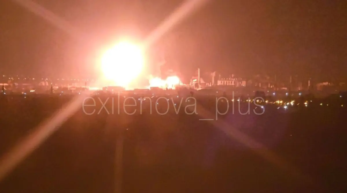 In Tolyatti, russia, drones attack two chemical plants: fires break out ...