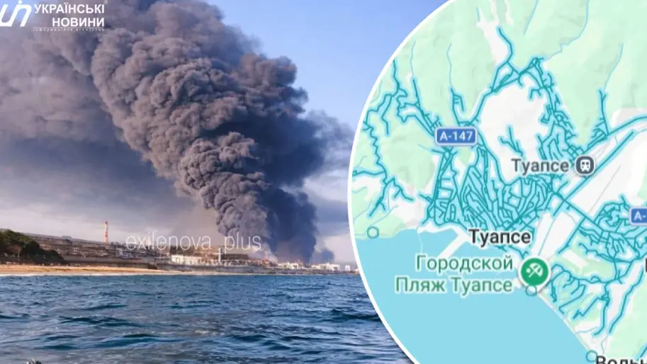 Due to strikes by Ukrainian drones, port in Tuapse completely halts ...