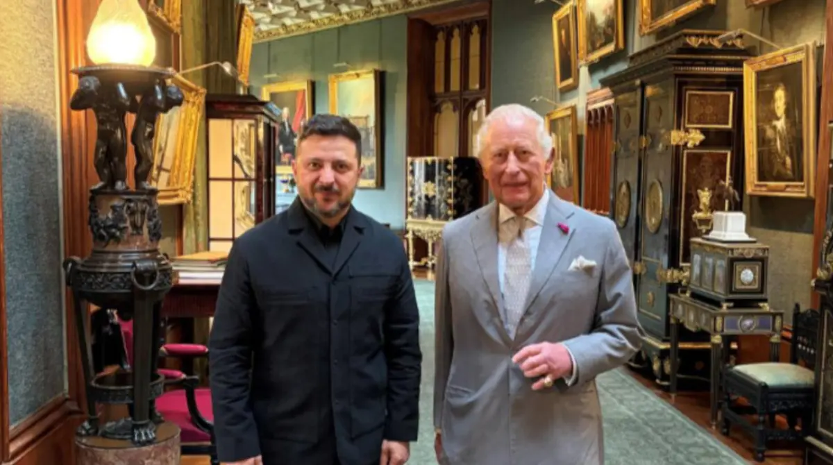 Zelenskyy meets with King Charles III at Windsor Palace | Ukrainian news