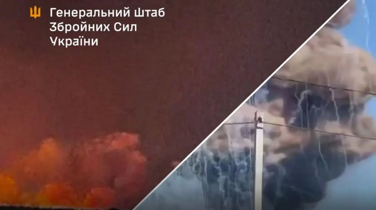 General Staff confirms destruction of russian ammunition depot in ...